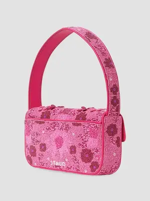 Staud Tommy Beaded Shoulder Bag - Blossom