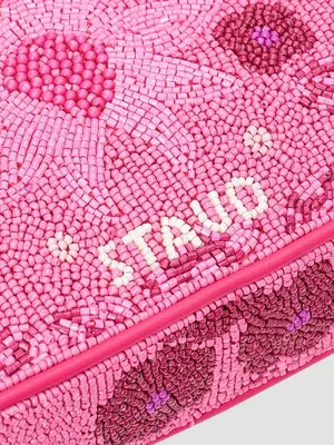 Staud Tommy Beaded Shoulder Bag - Blossom