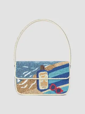 Staud Tommy Beaded Shoulder Bag - Spf