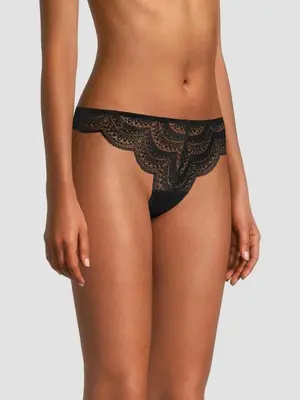 Simone Perele Karma Scalloped Lace Tanga