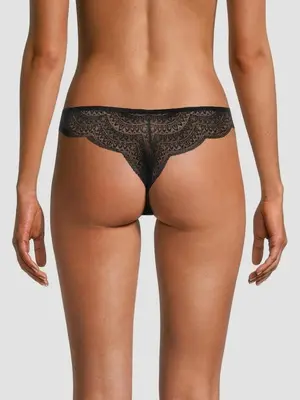 Simone Perele Karma Scalloped Lace Tanga