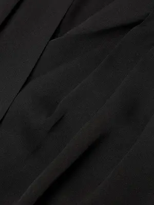 Kobi Halperin Mila Sleeveless Silk-blend Blouse - Black