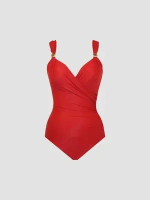 Miraclesuit Razzle Dazzle Siren One-piece Swimsuit - Cayenne