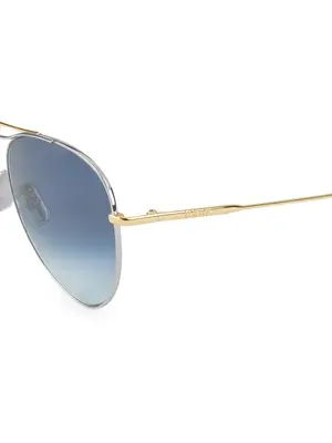 Loewe 61mm Aviator Sunglasses