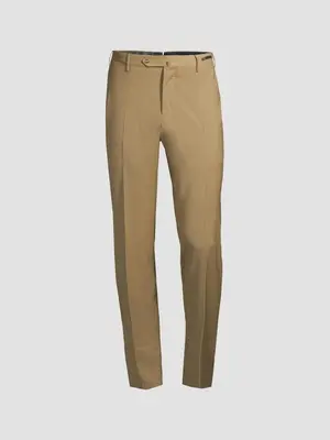 PT TORINO Traveller Slim-fit Performance Wool Trousers - Tan