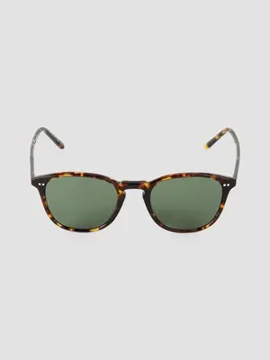 Oliver Spencer Forman 51mm Square Sunglasses Brown Tortoise