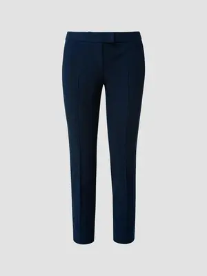Akris Frankie Cropped Pants - Navy