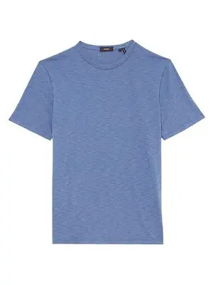 Theory Essential Short-sleeve Cotton T-shirt Bering