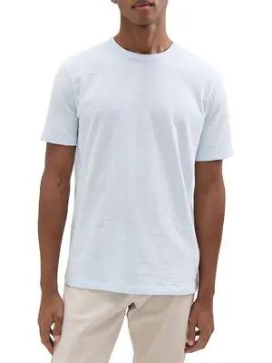 Theory Essential Short-sleeve Cotton T-shirt Skylight