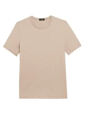 Theory Essential Short-sleeve Cotton T-shirt Tapir