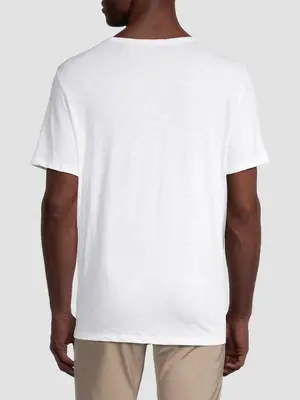 Theory Essential Short-sleeve Cotton T-shirt - White