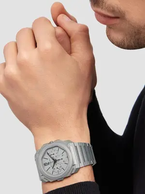 BVLGARI Octo Finissimo Extra-thin Ceramic & Titanium Bracelet Chronograph Watch