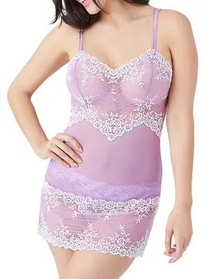 Wacoal Women's Embrace Lace Chemise - Black  Rhapsody