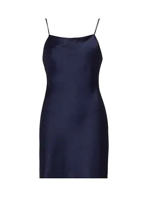 Alice + Olivia Harmony Mini Slip Dress Navy