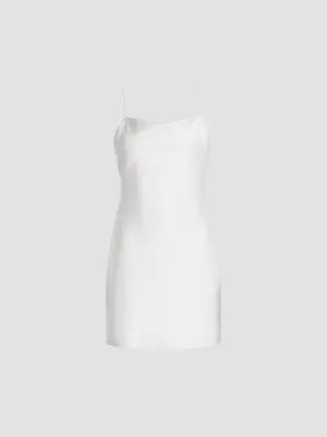 Alice + Olivia Harmony Mini Slip Dress - Off White