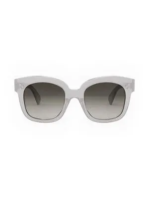 Celine 54mm Square Cat-eye Sunglasses Grey Gradient Smoke