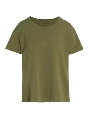 NILI LOTAN Brady Cotton T-shirt Uniform Green