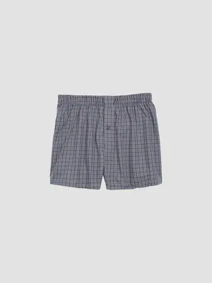 Hanro Fancy Woven Boxers Grey Check