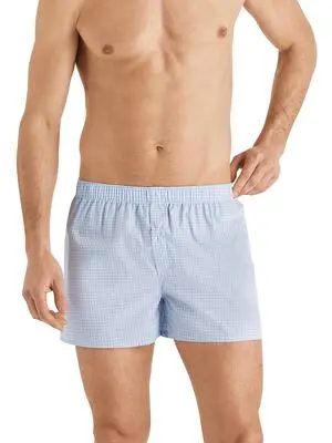 Hanro Fancy Woven Boxers Small Vicy Check