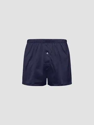 Hanro Cotton Sporty Knit Boxers Midnight