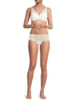 Simone Perele Karma Molded Lace Bra Beige
