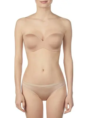 Le Mystère Sculptural Plunge Strapless Push-up Bra
