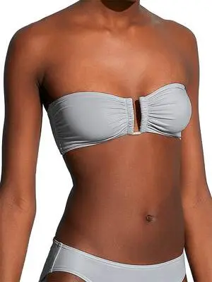 ERES Show Bandeau Bikini Top Sable Gris