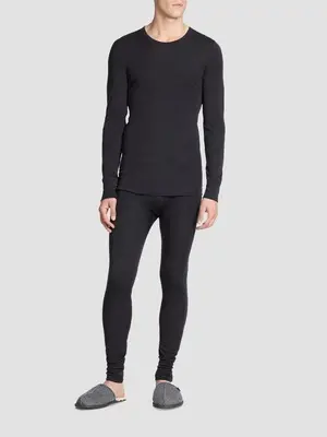 Hanro Woolen Silk Long Sleeve Crewneck Tee