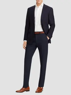 Ralph Lauren Purple Label Gregory Wool Trousers - Navy