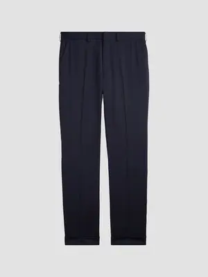 Ralph Lauren Purple Label Gregory Wool Trousers - Navy