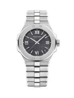 Chopard Alpine Eagle & Grey-dial Bracelet Watch - Stainless Steel