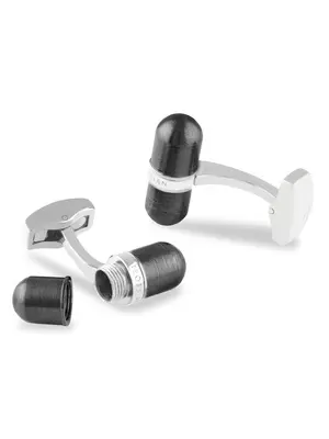 Tateossian Metallic Pill Cufflinks