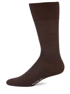 Falke No. 6 Finest Merino & Silk Socks Brown