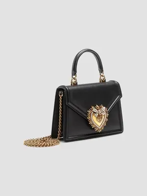 Dolce & Gabbana Devotion Top Handle Bag - Black