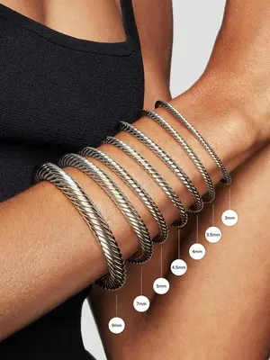 David Yurman Cable Classics Bracelet With Pearls & Diamonds