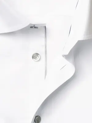 Eton Contemporary-fit Twill Dress Shirt With Grey Details
