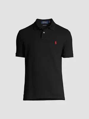 Polo Ralph Lauren Mesh Classic-fit Polo Shirt - Black