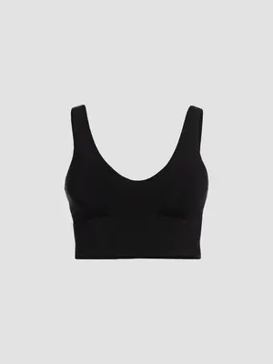 Commando Butter Comfy Longline Bralette Black