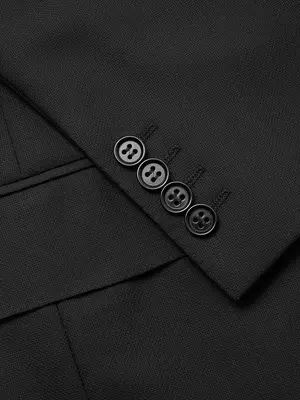 Canali Classic Fit Wool Blazer - Black