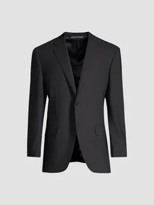 Canali Classic Fit Wool Blazer - Navy