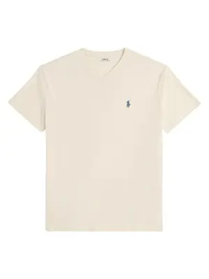 Polo Ralph Lauren Jersey Crewneck Classic-fit T-shirt Herbal Milk