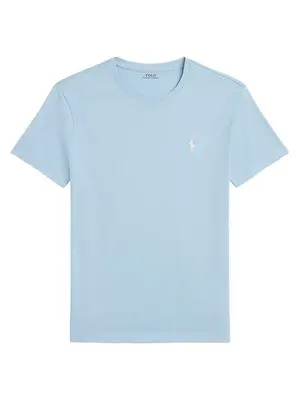 Polo Ralph Lauren Jersey Crewneck Classic-fit T-shirt Vessel Blue