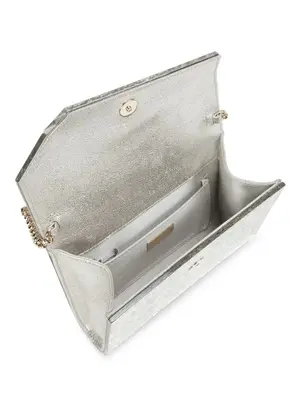 JIMMY CHOO Coarse Glitter Candy Clutch Bag - Champagne