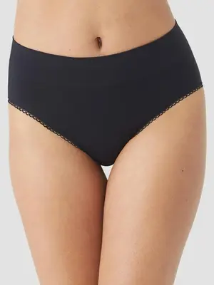 Wacoal Feeling Flexible Hi-cut Brief - Black