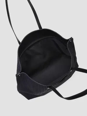 Akris Ai Neoprene Tote - Black