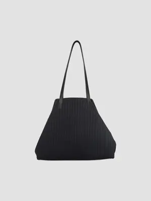 Akris Ai Neoprene Tote - Black