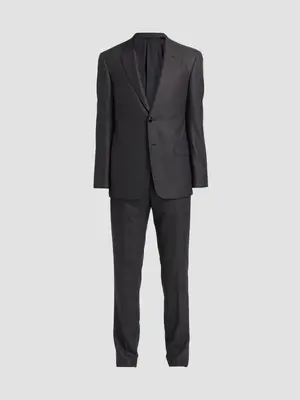 Giorgio Armani Wool Trousers - Stone