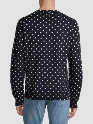 Play Comme Des Garcon Polka Dot Wool Sweater