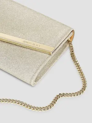 JIMMY CHOO Emmie Clutch - Platinum