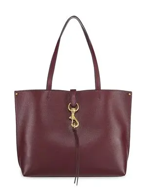 Rebecca Minkoff Women's Megan Leather Tote - Black Cherrywood